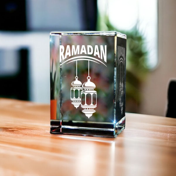 3d Laser Crystal Glass Cuboid – Gifto Graphics