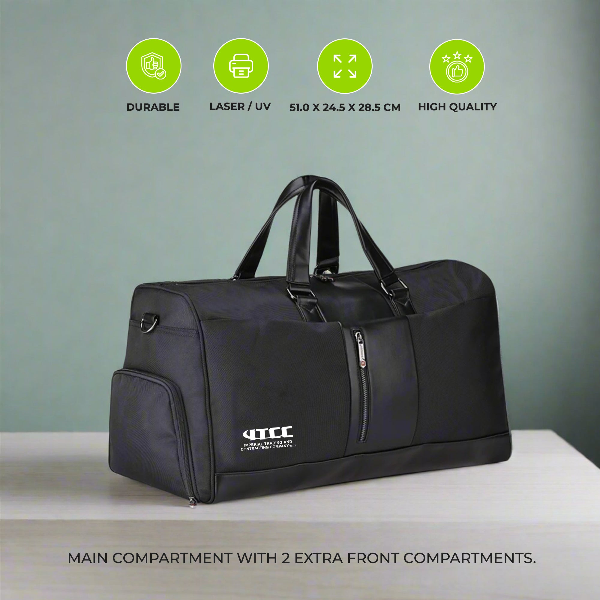 Alpha Holdall Duffel Travel Bag – Gifto Graphics