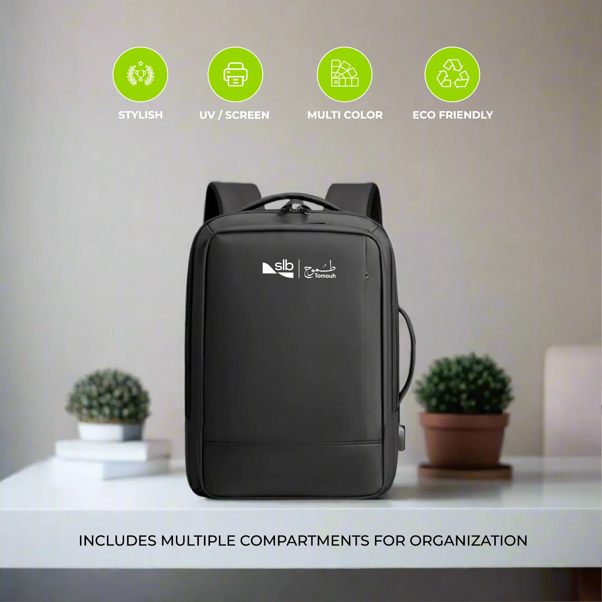 Iconic - 2 Handle Premium Backpack – Gifto Graphics