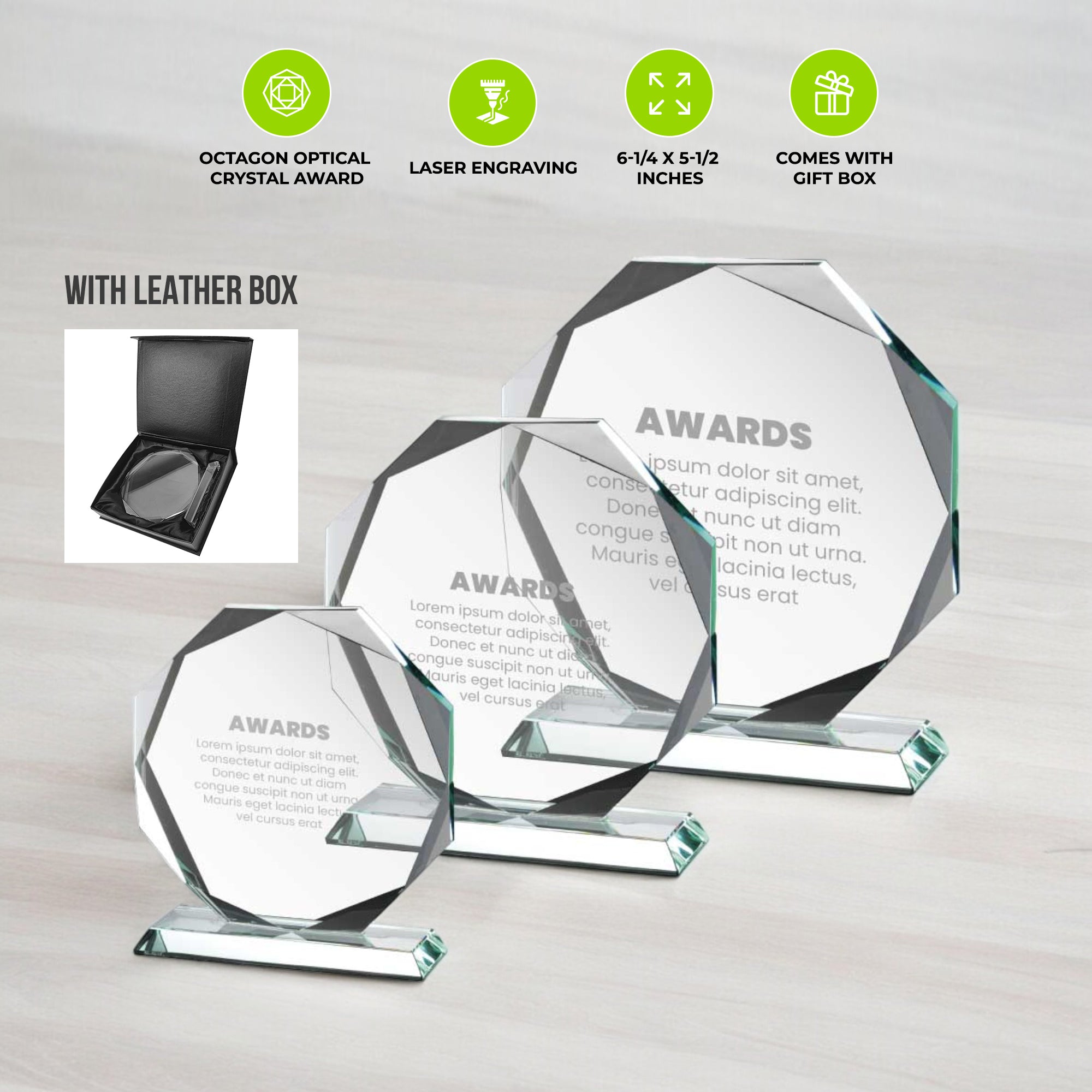 Custom Crystal Awards – Gifto Graphics