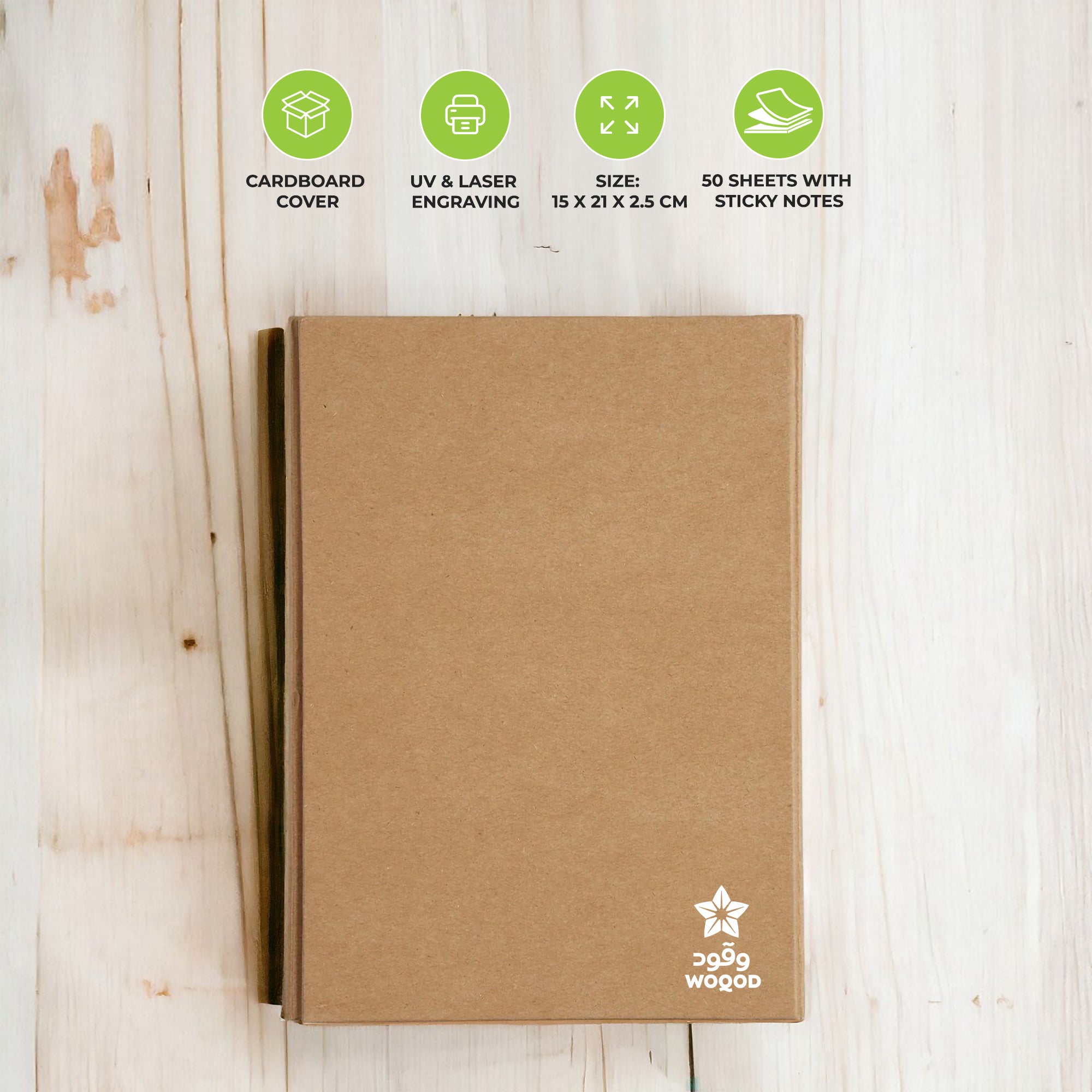 Note & Sticky Note Flip Box with Pen – Gifto Graphics