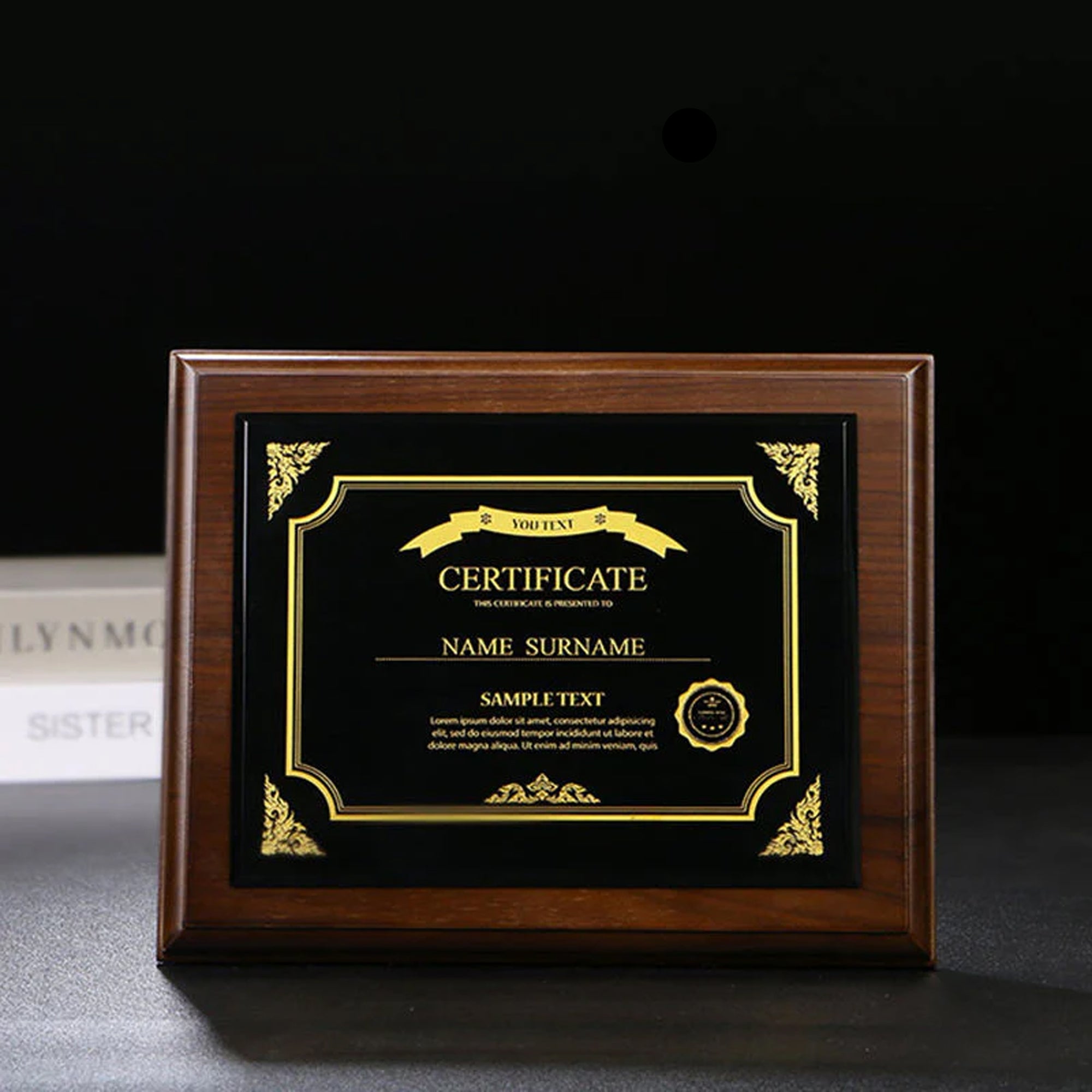Personalized Wooden Recognition Plaque – Gifto Graphics