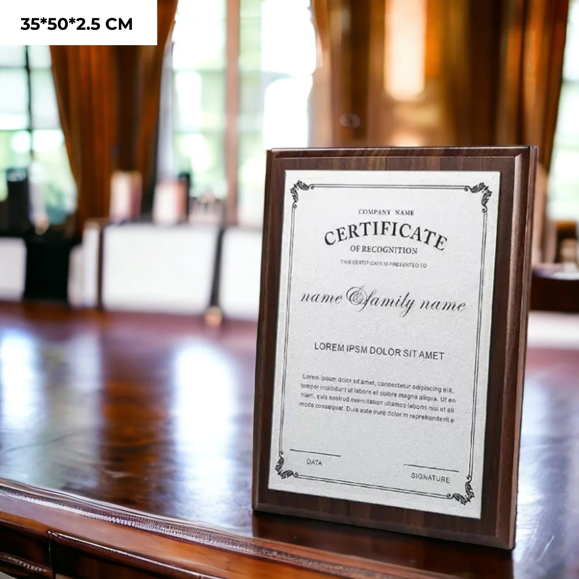 Personalized Wooden Recognition Plaque – Gifto Graphics