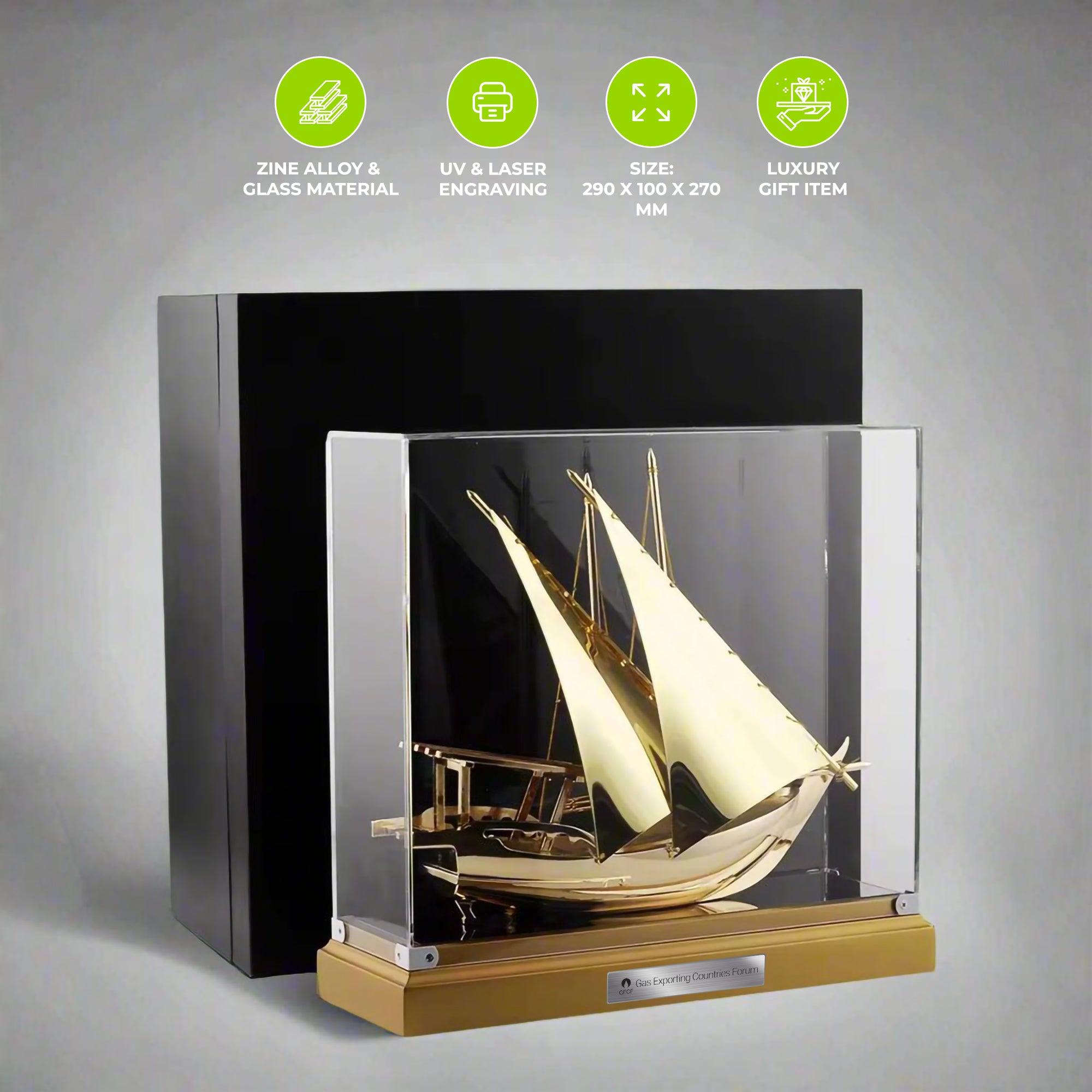 Qatar Heritage Dhow (Boat) Model – Gifto Graphics