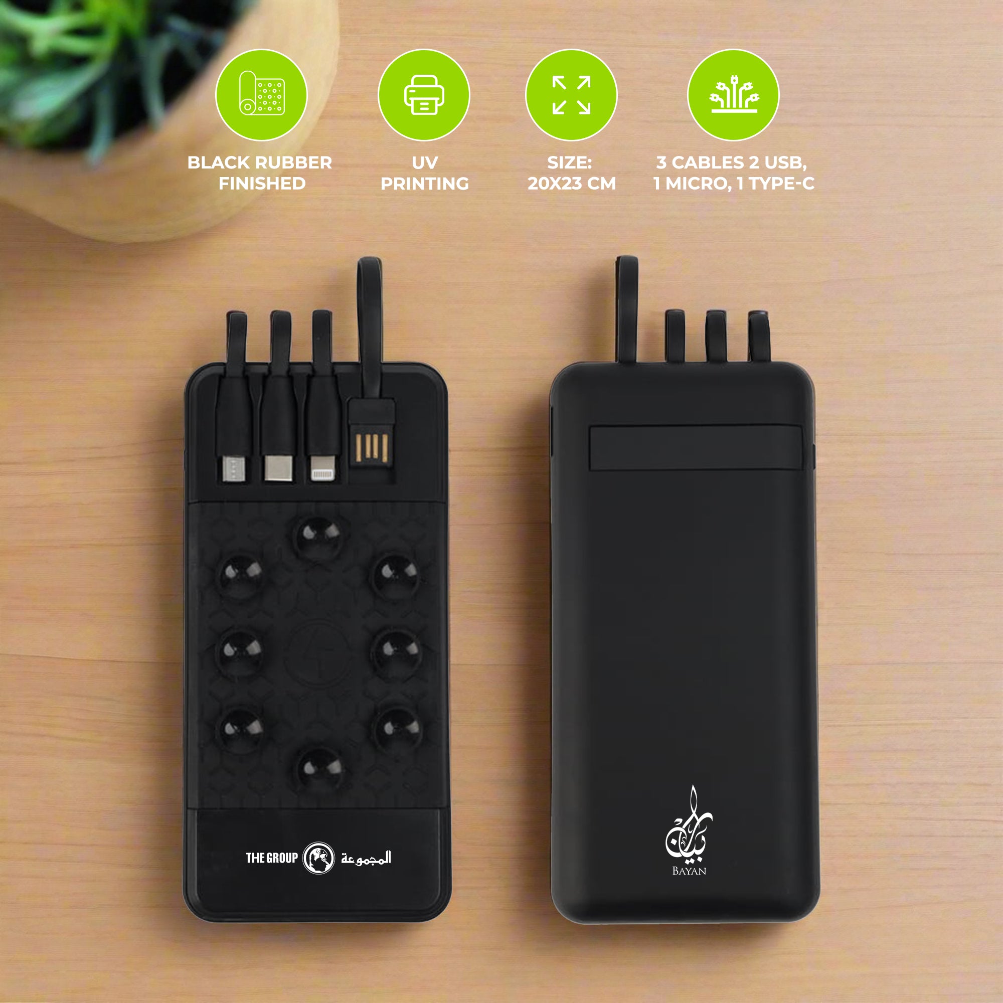 LED Wireless Power Bank – Gifto Graphics