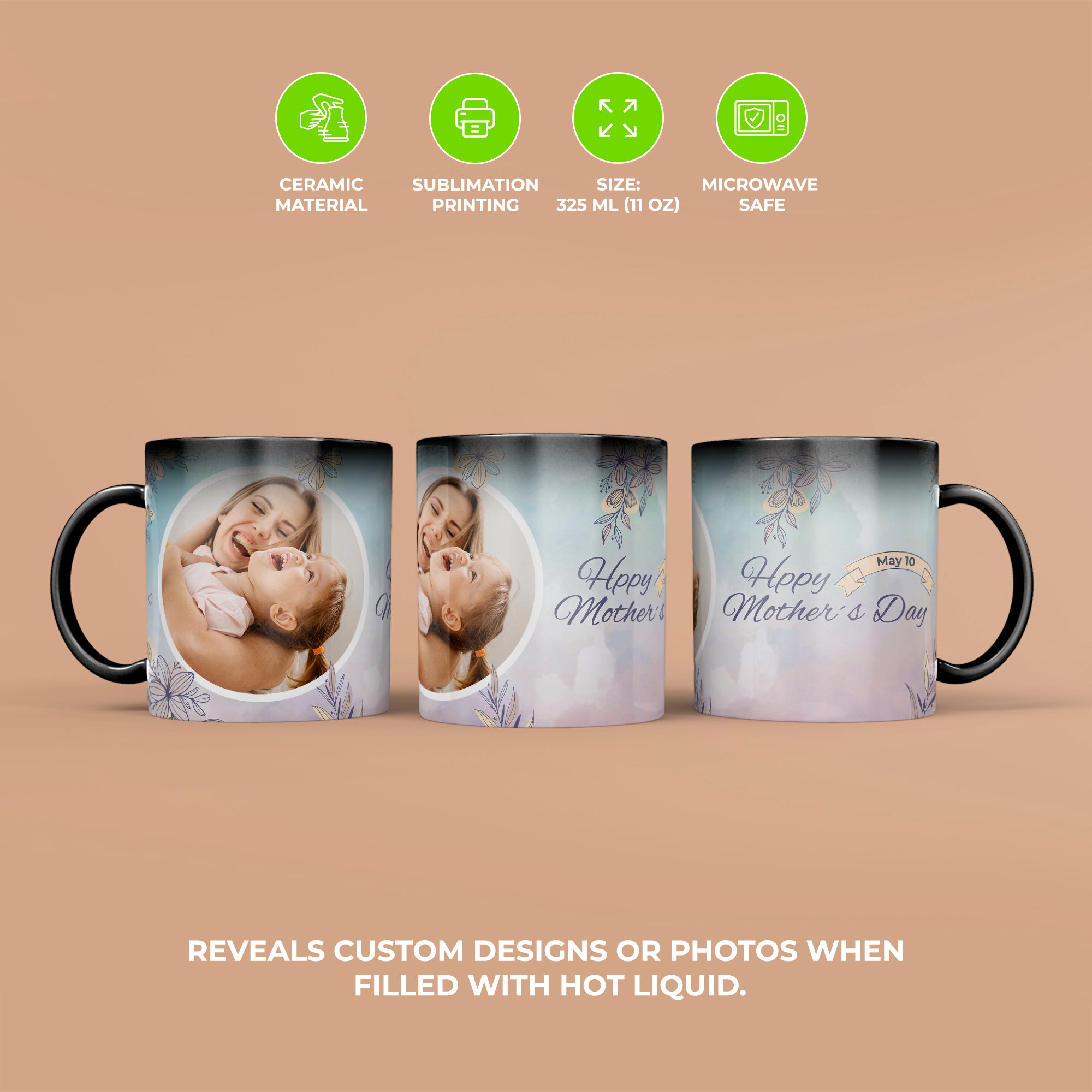 Custom Magic Mug - Personalised Magic Mugs – Gifto Graphics