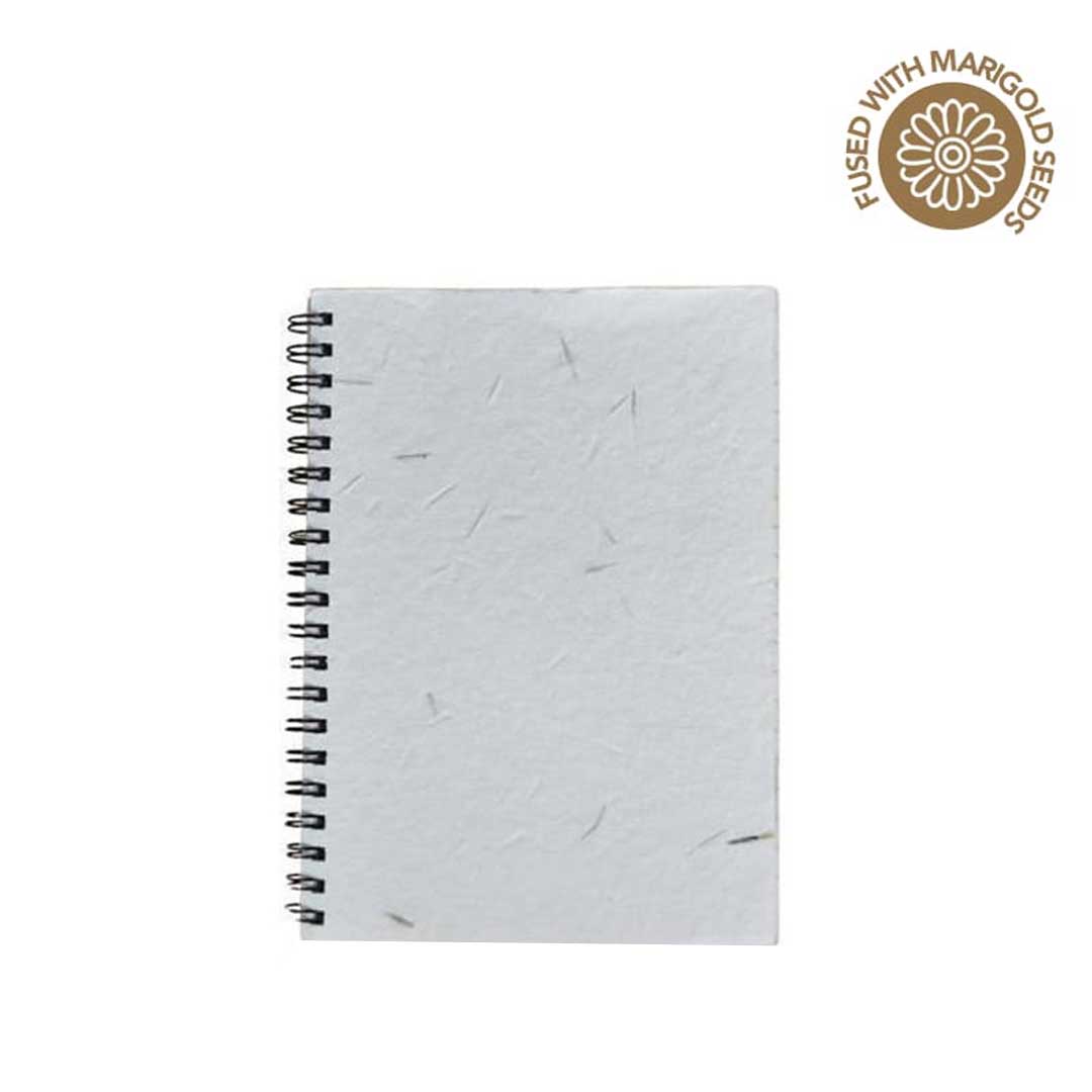 LUGO - eco-neutral® B6 Soft Cover Handmade Seed Paper Spiral Notebook ...