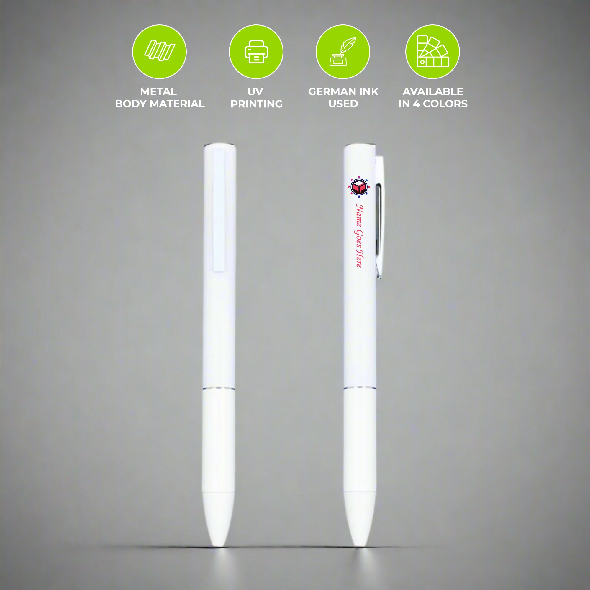 Stift - Matte Finish Metal Pen – Gifto Graphics