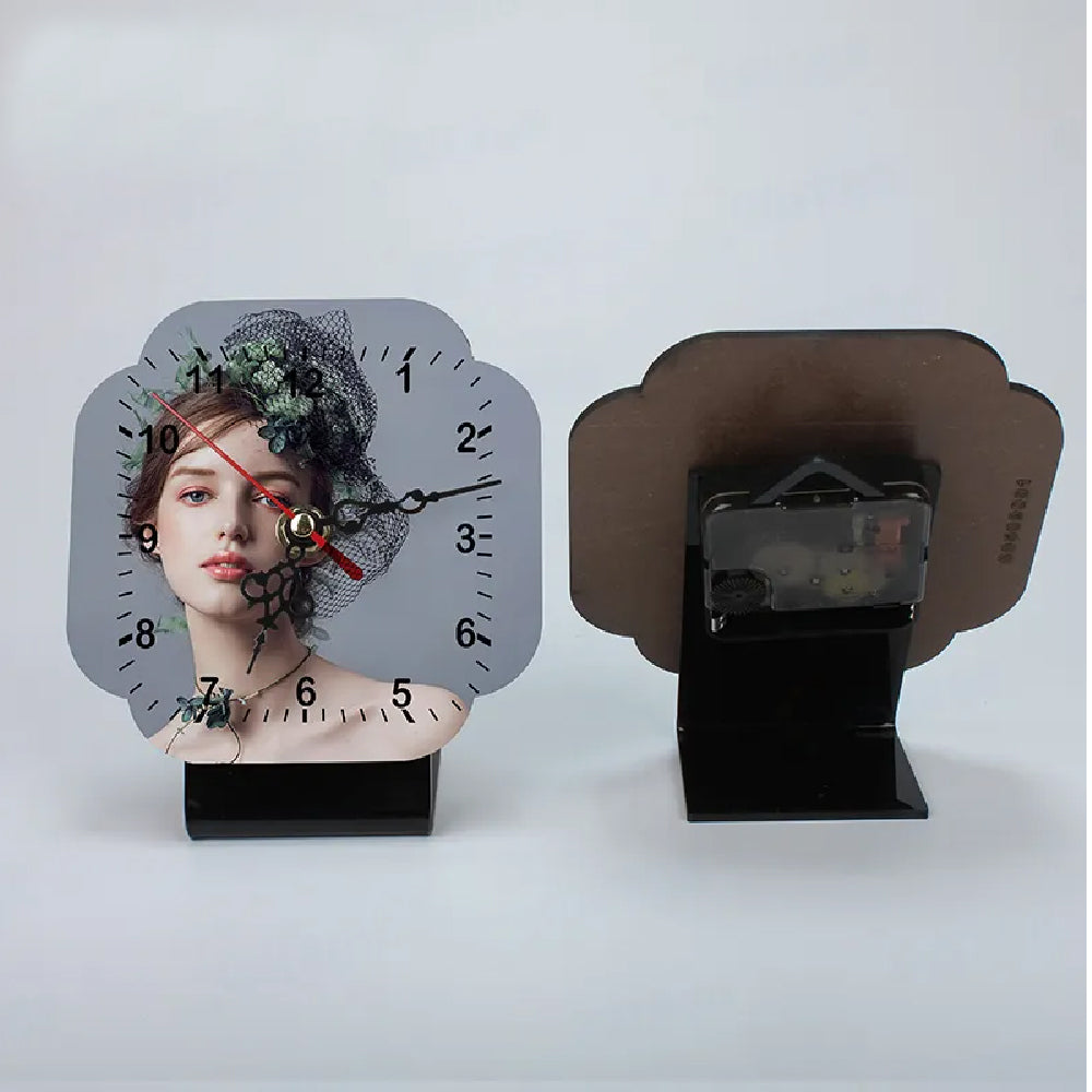 Table Decoration Sublimation MDF Photo Frame Clock – Gifto Graphics